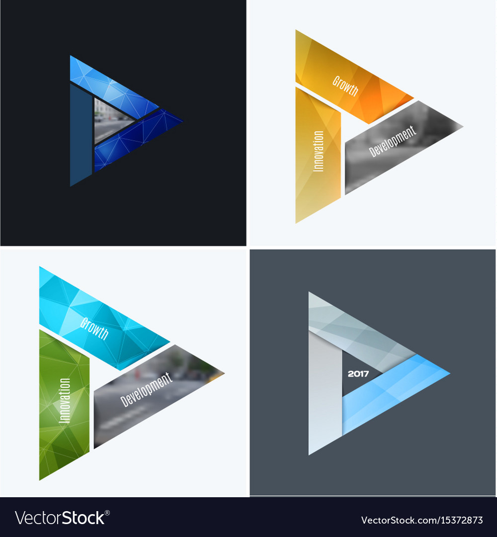 Abstract design elements for graphic layout Vector Image
