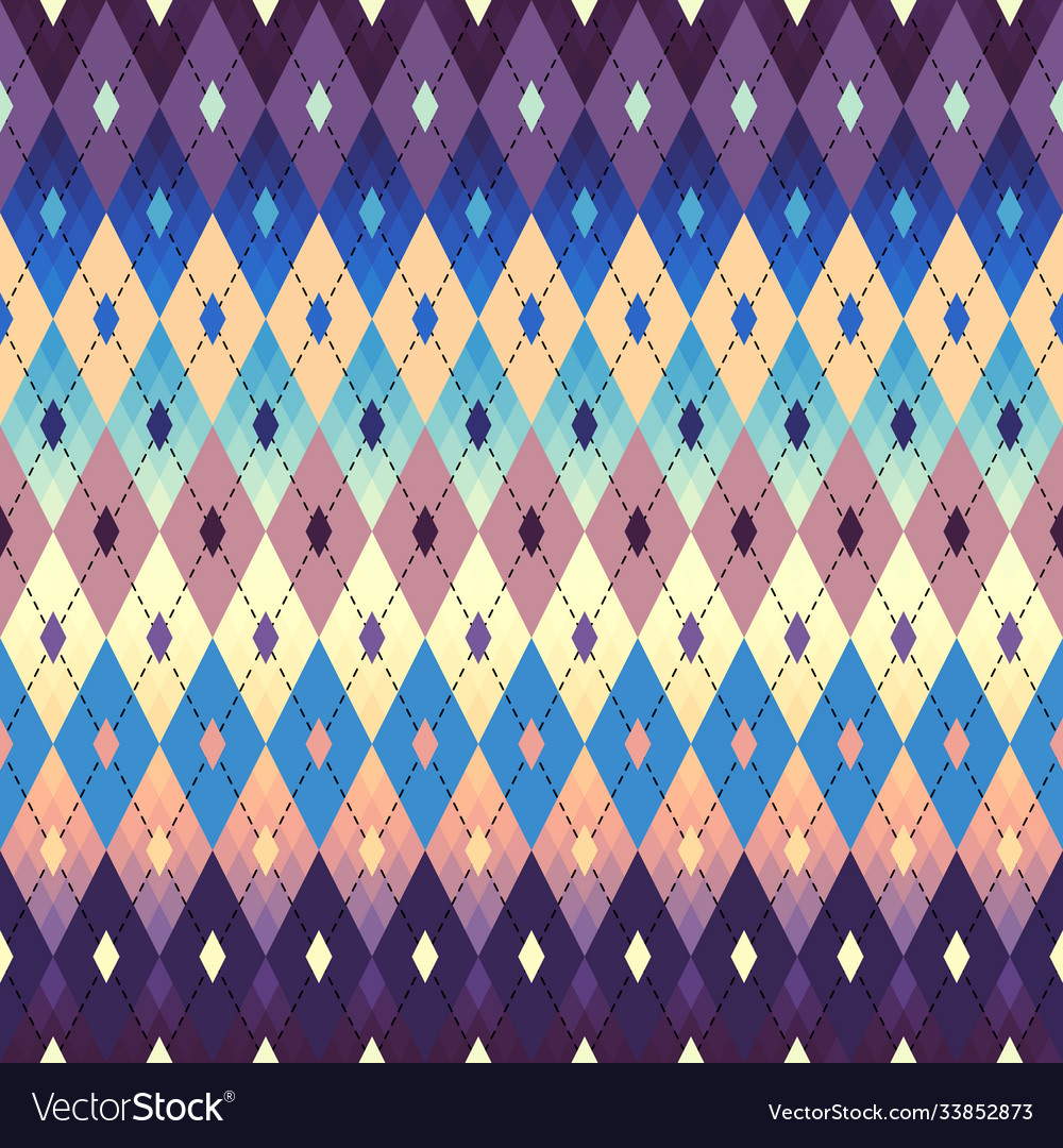 Argyle seamless pattern background pattern Vector Image