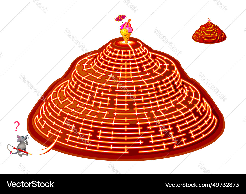 Best labyrinths can you help the mouse find Vector Image