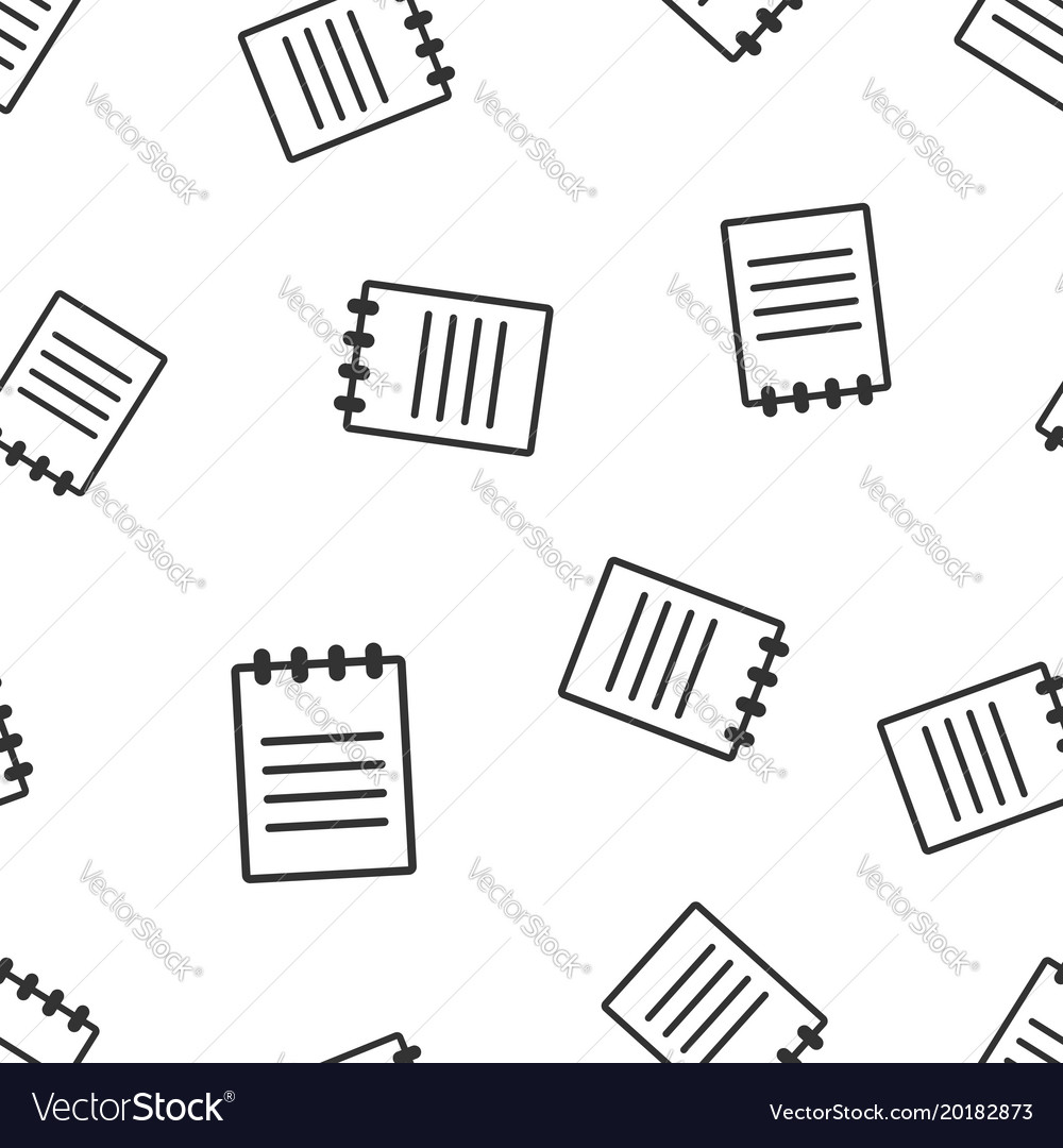 Document seamless pattern background business Vector Image