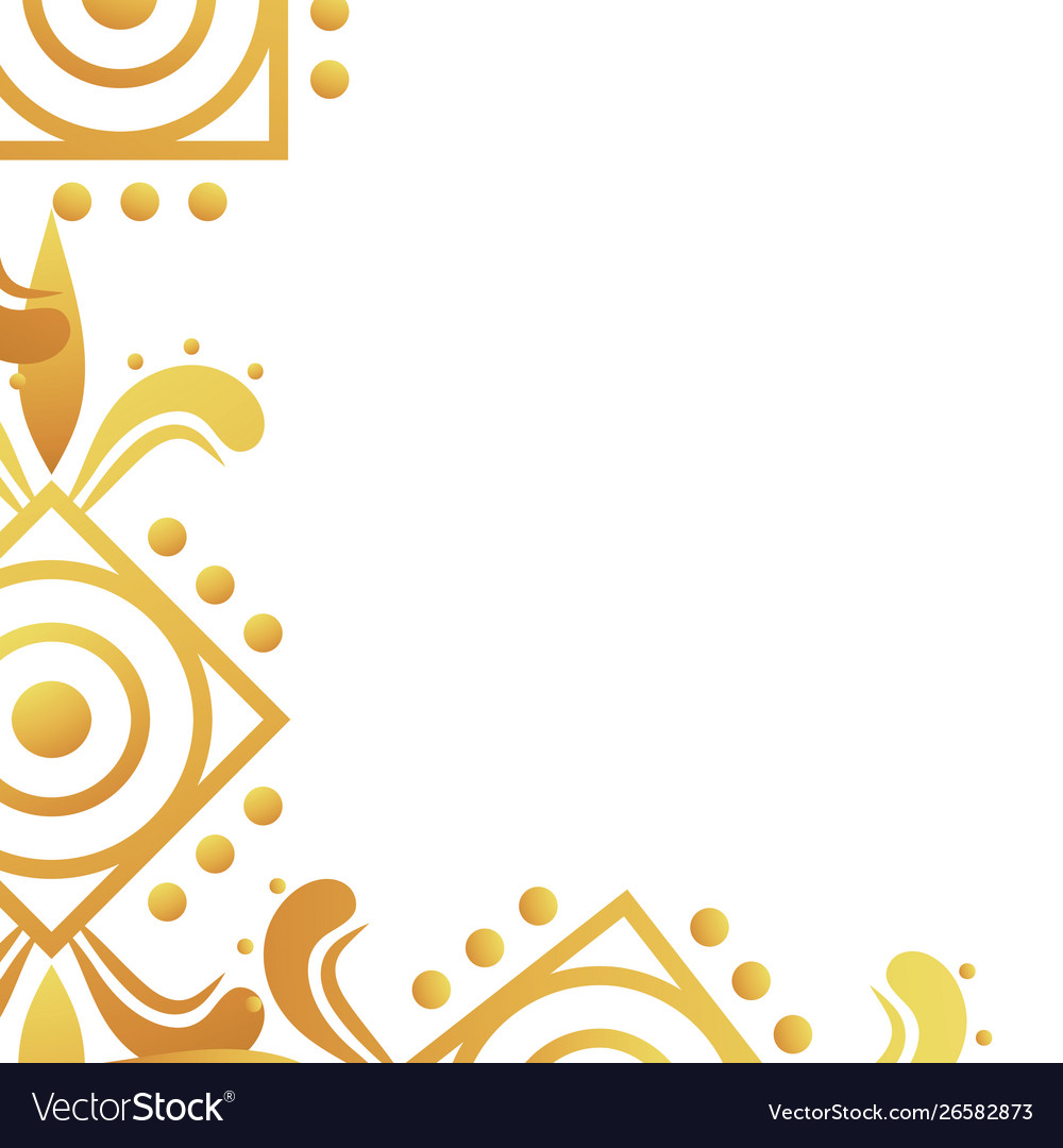 Isolated art deco frame design Royalty Free Vector Image Isolated art deco frame design Royalty Free Vector Image