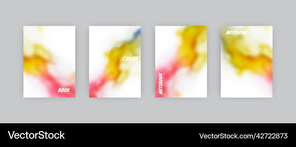 Set of cover templates Royalty Free Vector Image