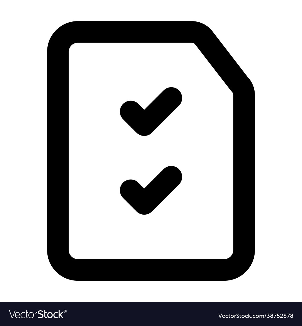 Checklist Royalty Free Vector Image - VectorStock