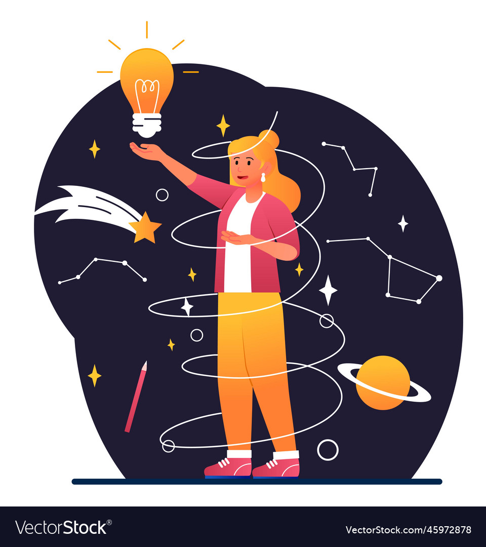 Creative mind concept Royalty Free Vector Image