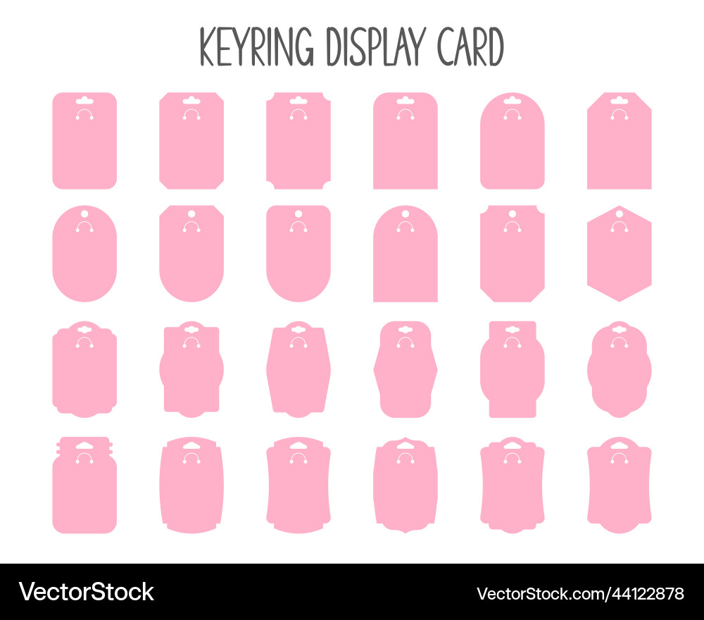 Design template for paper earrings isolated Vector Image