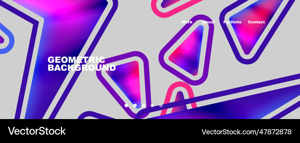 Geometric shapes minimalist abstract background Vector Image