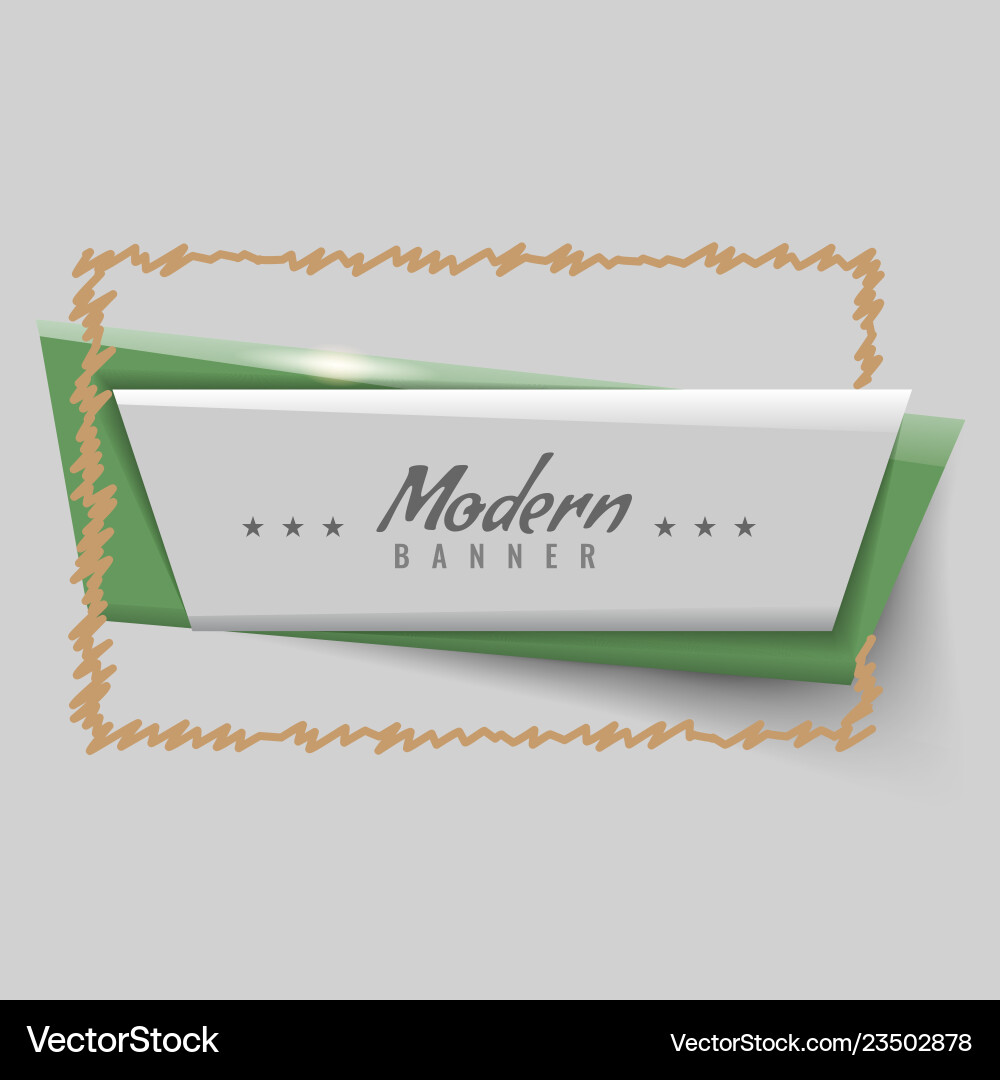 New modern or trendy banner Royalty Free Vector Image