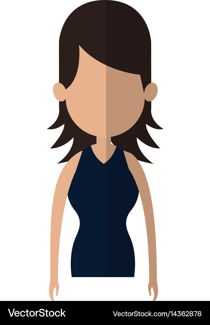Woman cartoon icon Royalty Free Vector Image - VectorStock