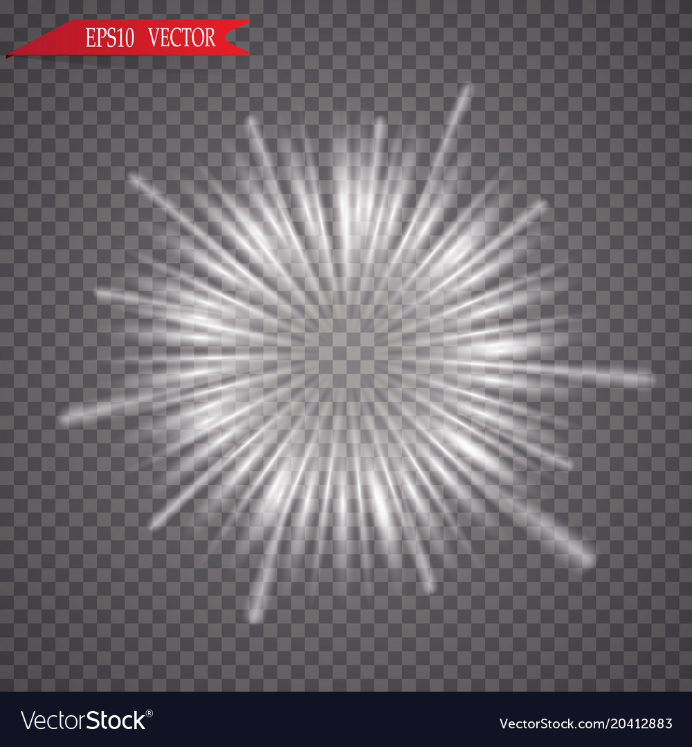 Bright flash explosion Royalty Free Vector Image