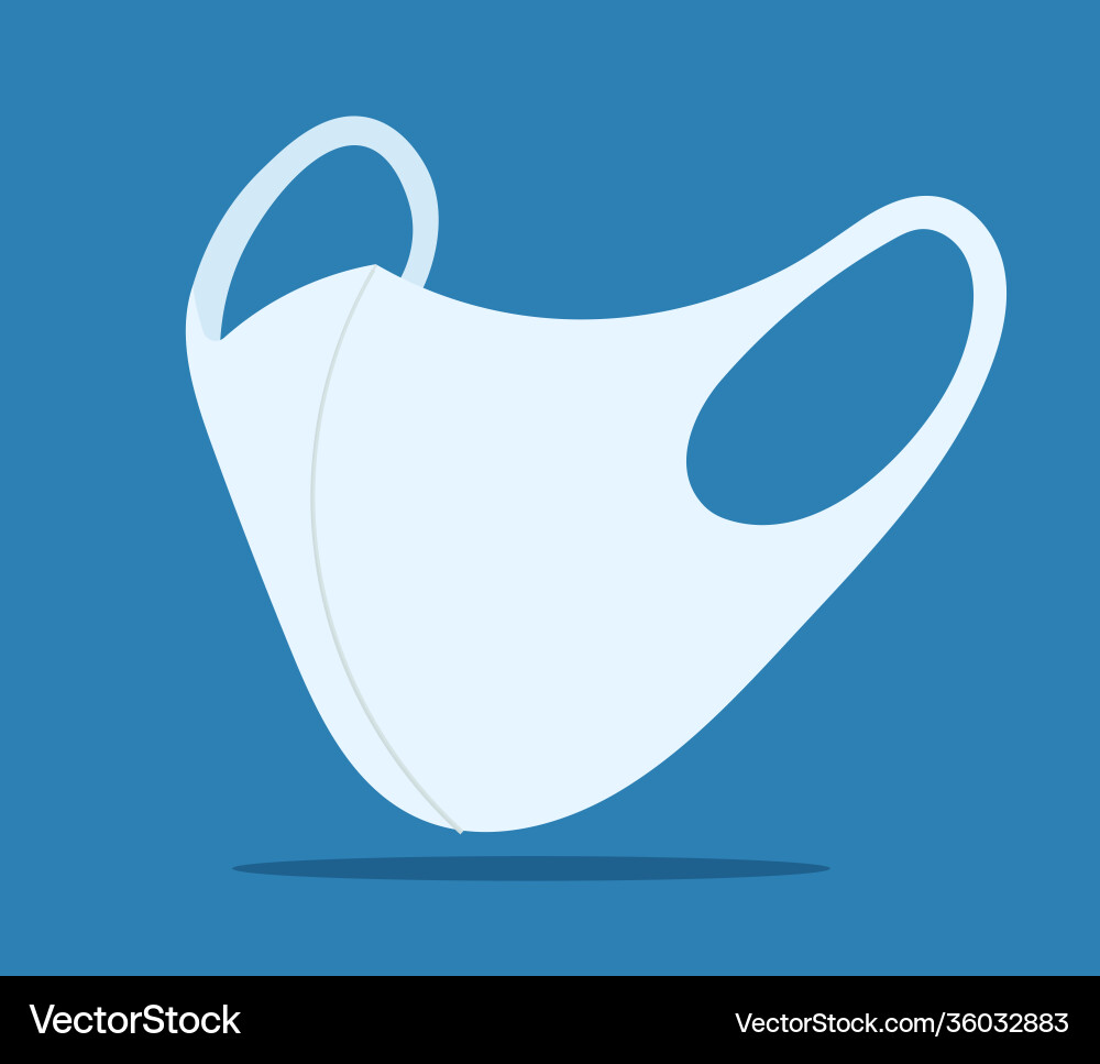 Facemask mockup icon black face mask ppe Vector Image