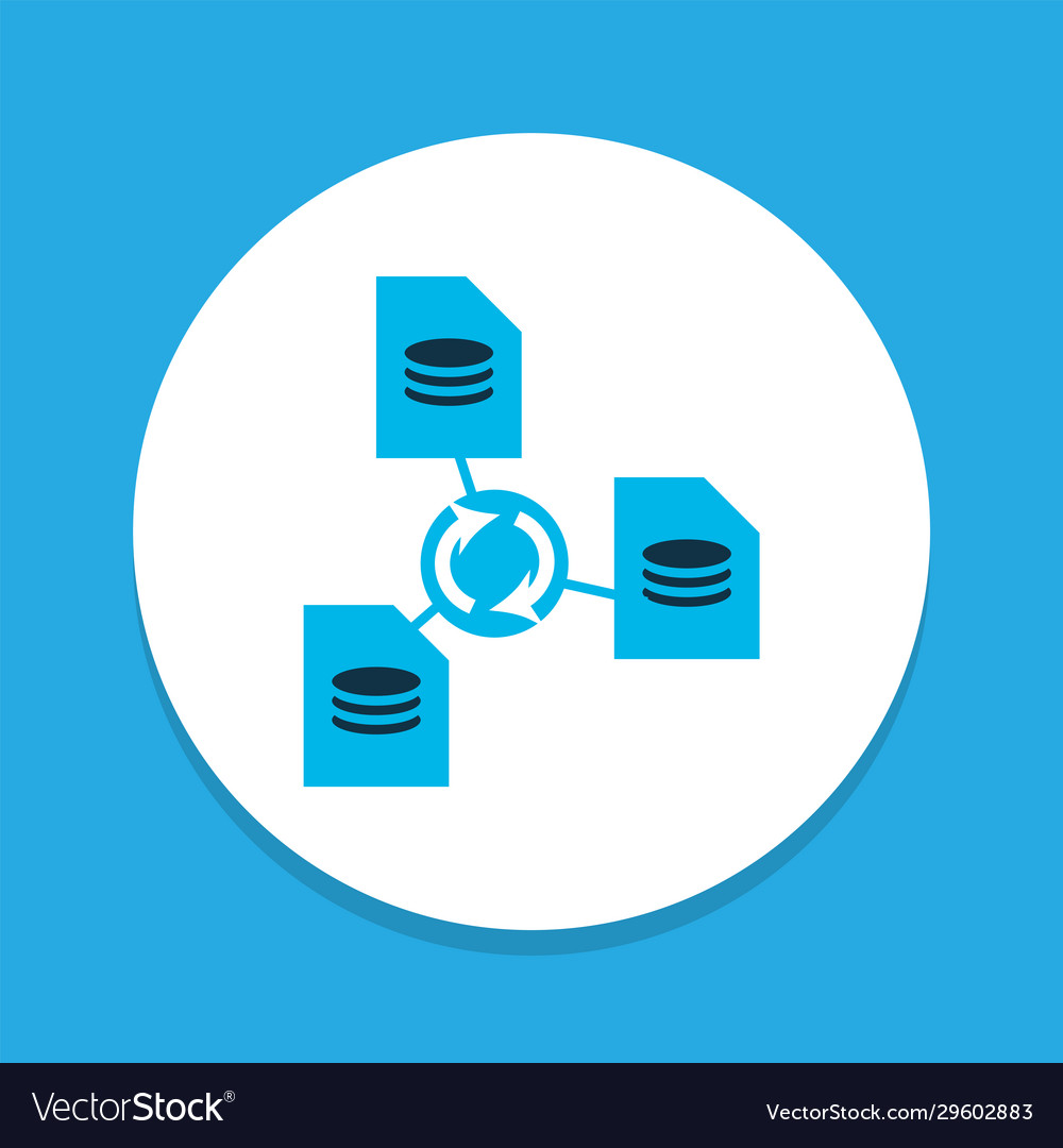 File sharing icon colored symbol premium quality Vector Image File sharing icon colored symbol premium quality Vector Image