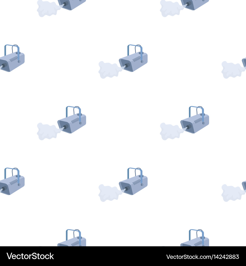 Fog machine icon in cartoon style isolated Vector Image