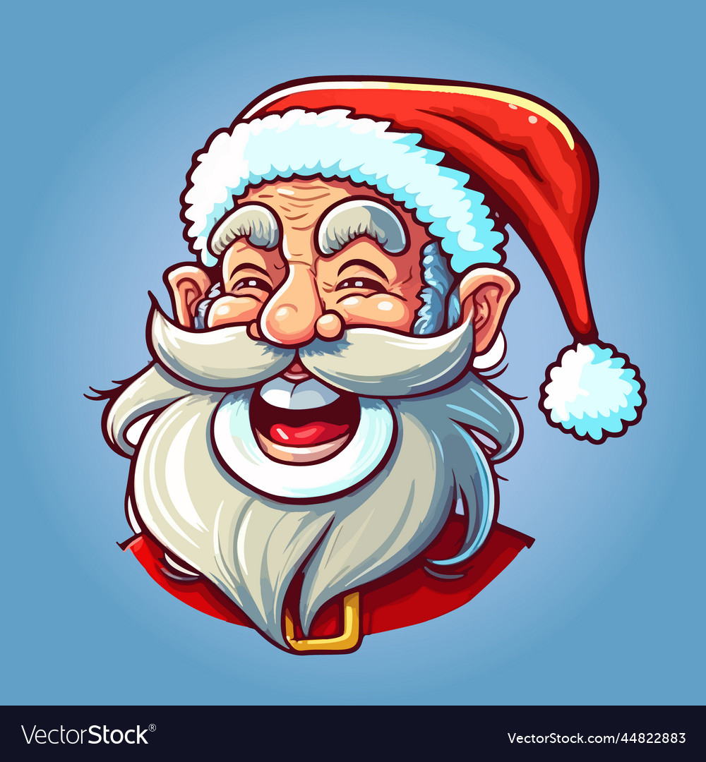 Happy santa cartoon Royalty Free Vector Image - VectorStock