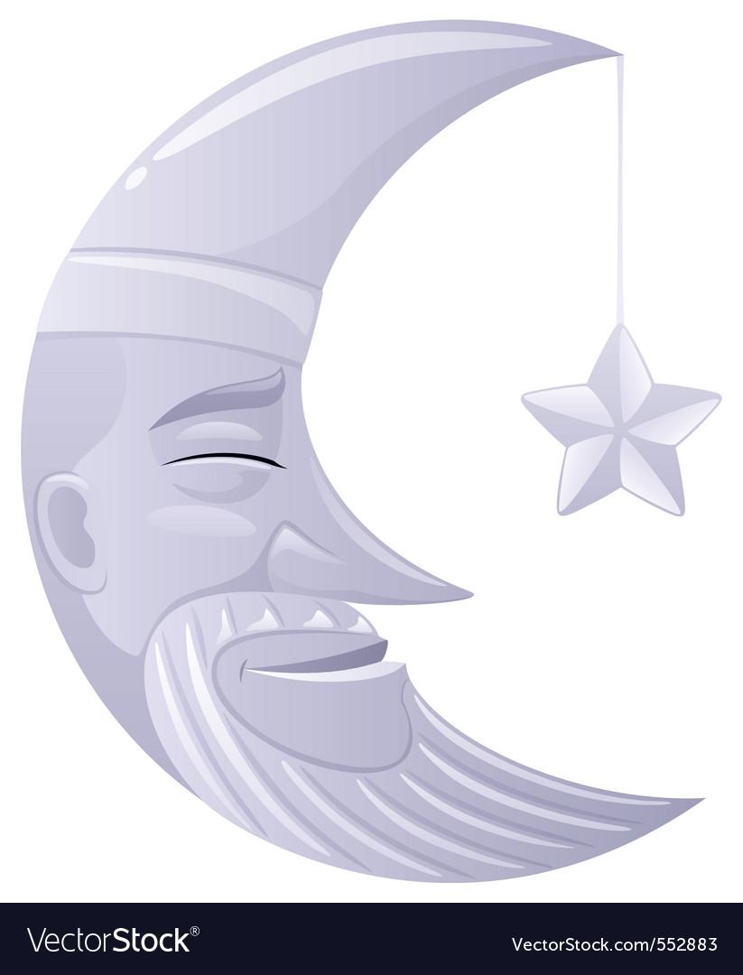 Moon Royalty Free Vector Image - VectorStock