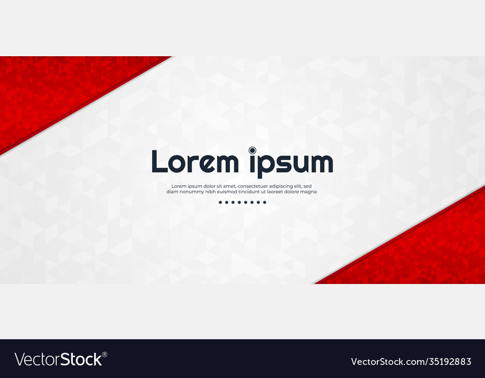 Red triangle polygon pattern overlap layer Vector Image