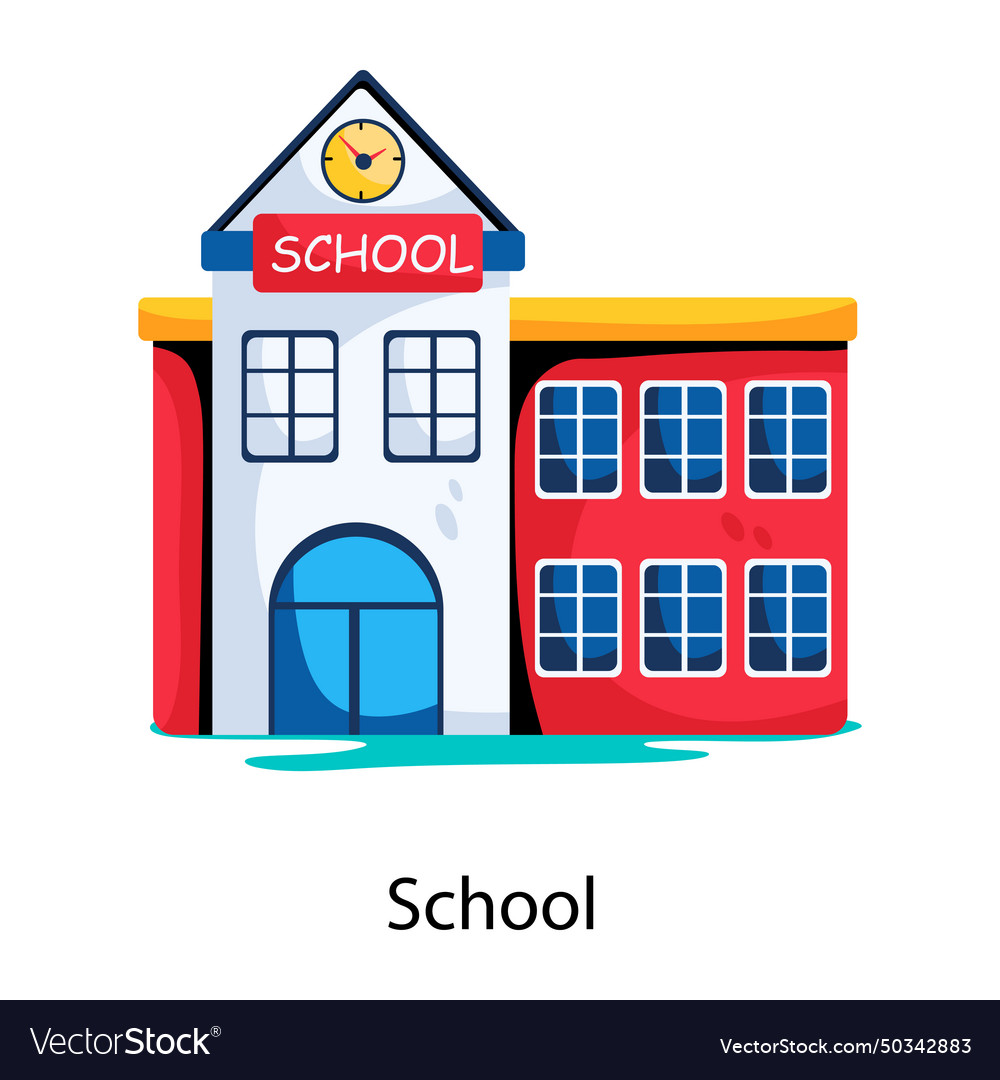 School Royalty Free Vector Image - VectorStock
