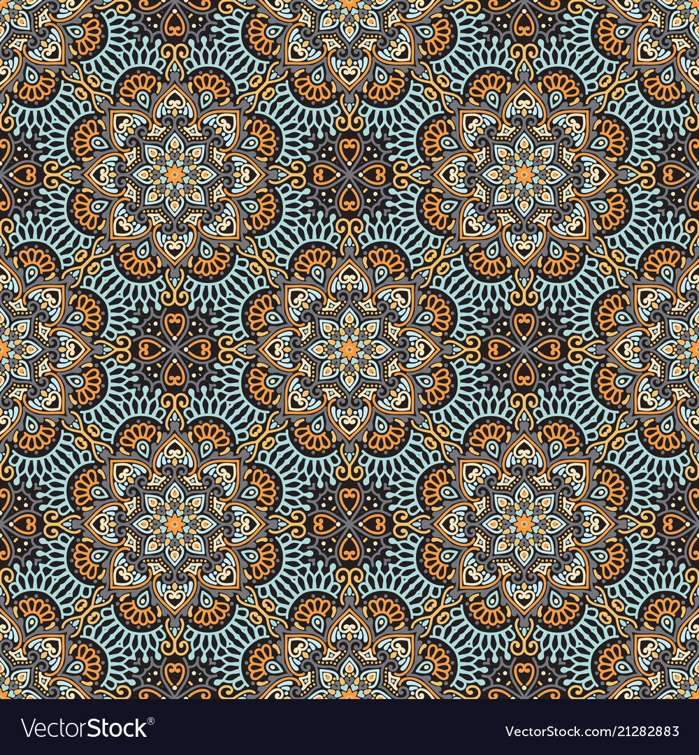 Seamless pattern tile Royalty Free Vector Image