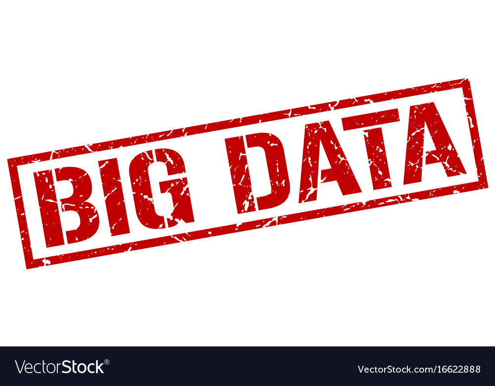 Big data stamp Royalty Free Vector Image - VectorStock