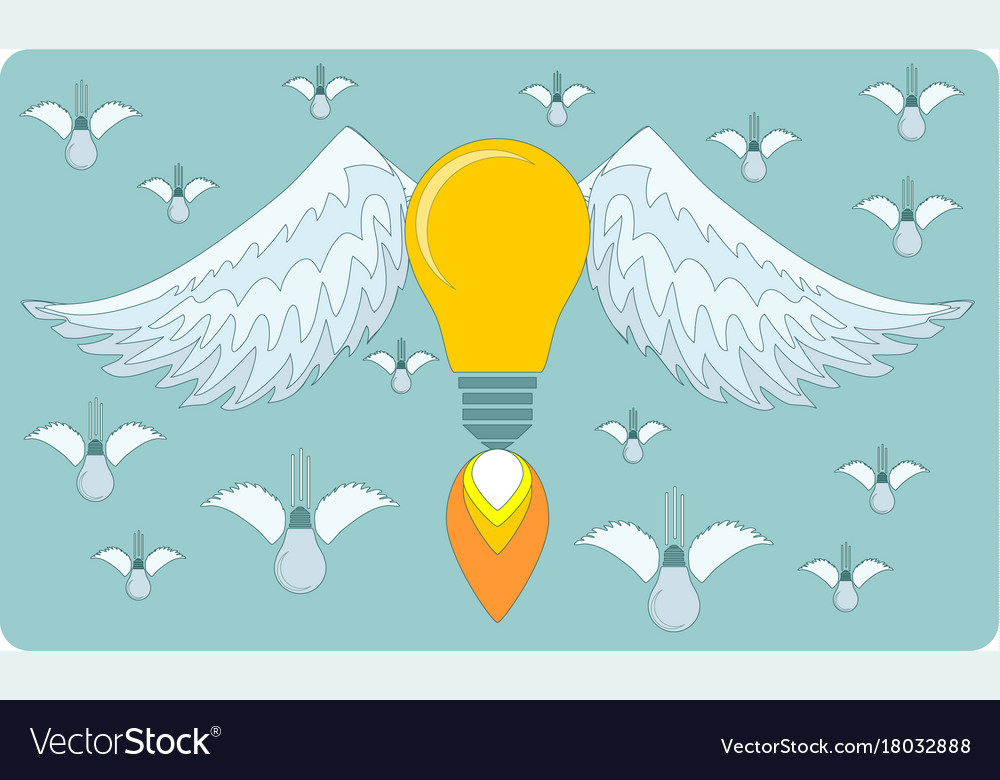 Bulb icon with eureka concept Royalty Free Vector Image