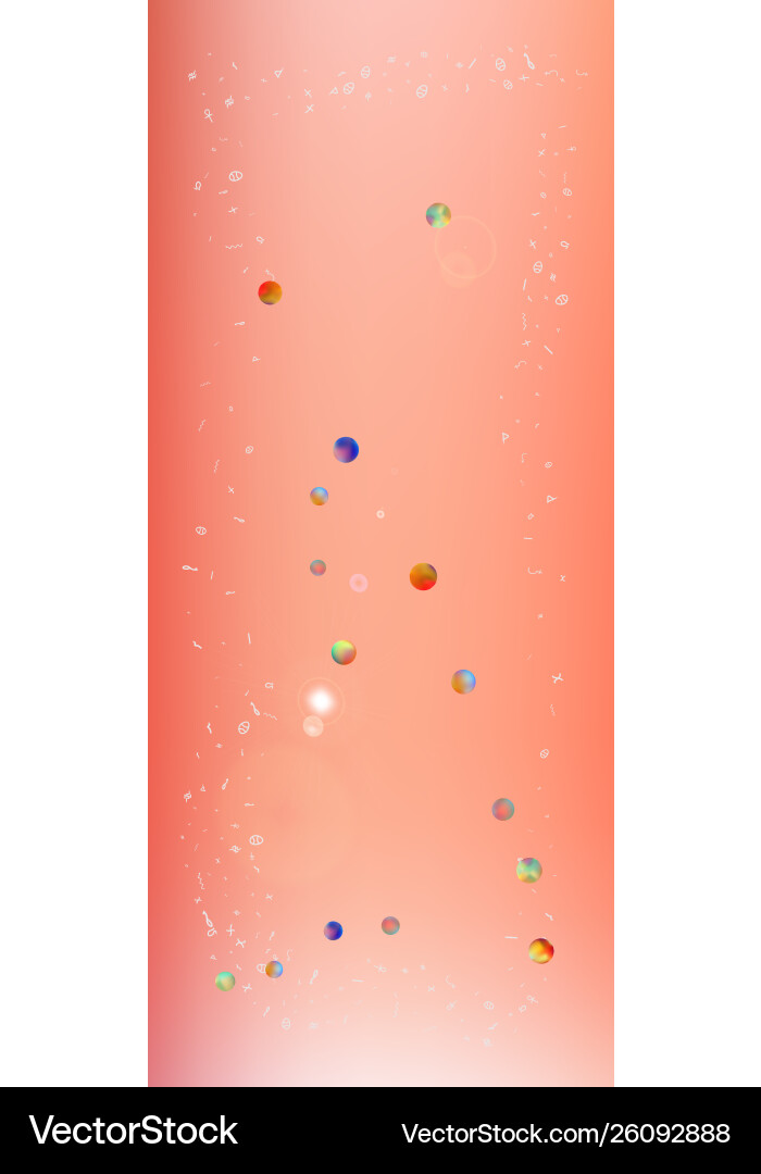 Funny abstract ultra wide space background Vector Image