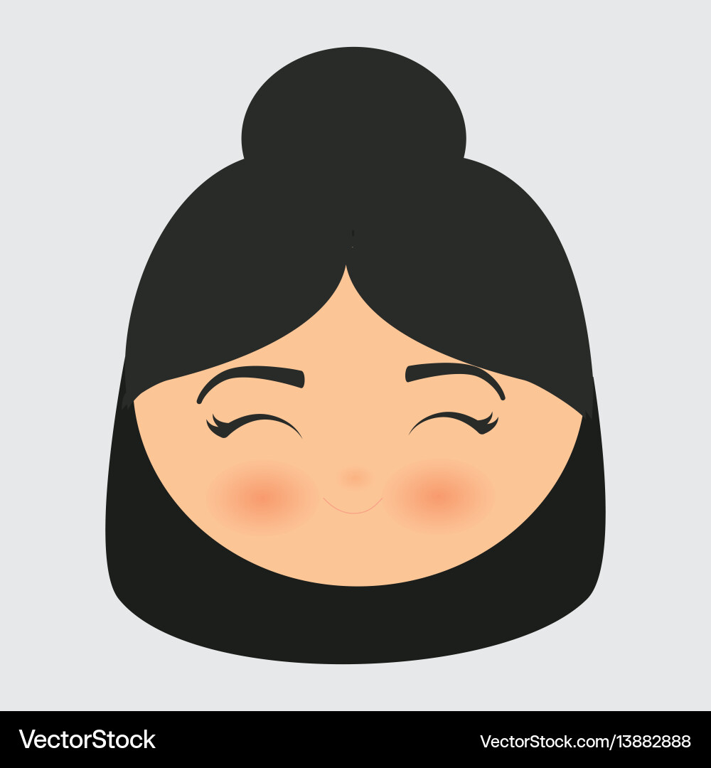 Japan girl design Royalty Free Vector Image - VectorStock