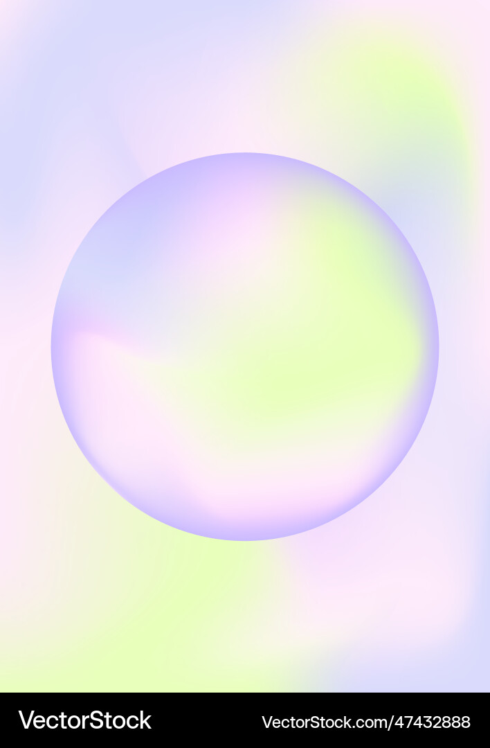 Set of y2k gradient aura circlesmodern fluid Vector Image