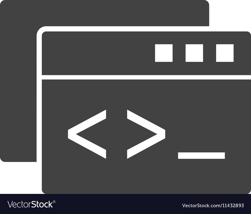 Custom coding Royalty Free Vector Image - VectorStock