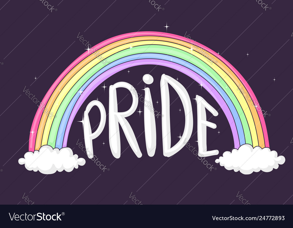 Rainbow pride Royalty Free Vector Image - VectorStock