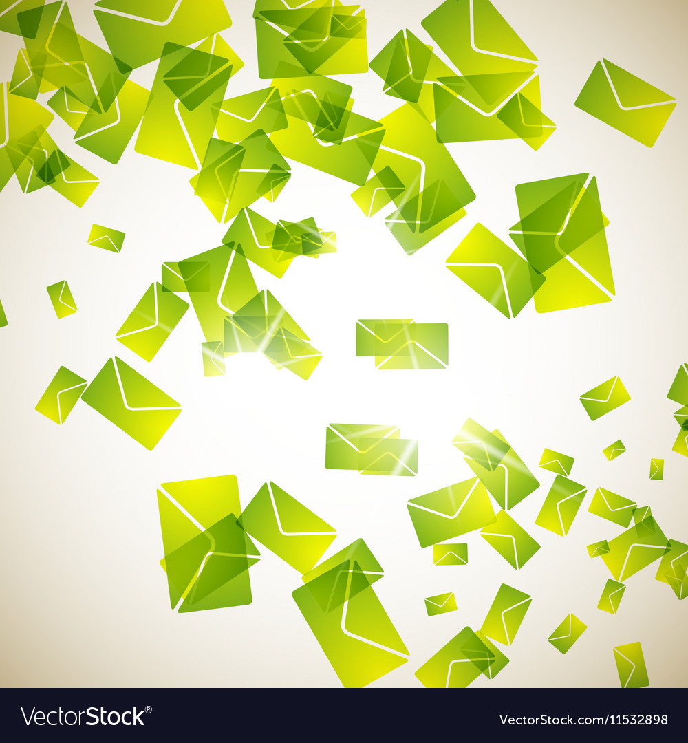 Abstract background envelope Royalty Free Vector Image