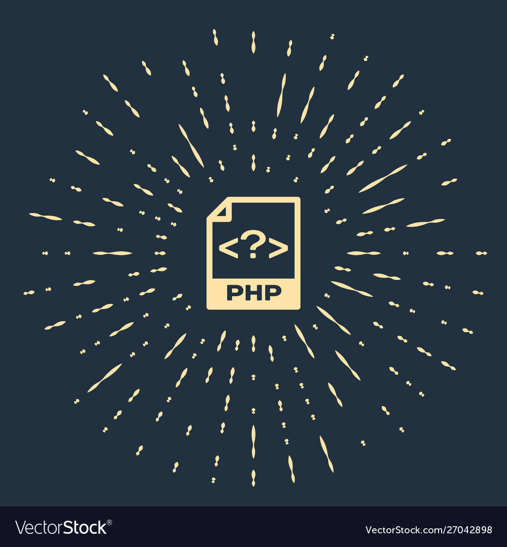 Beige php file document download php button icon Vector Image