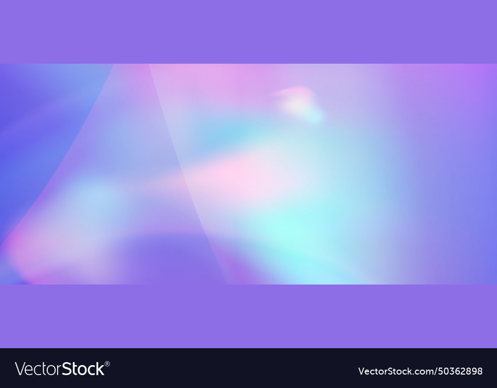 Blurred rainbow refraction overlay effect light Vector Image