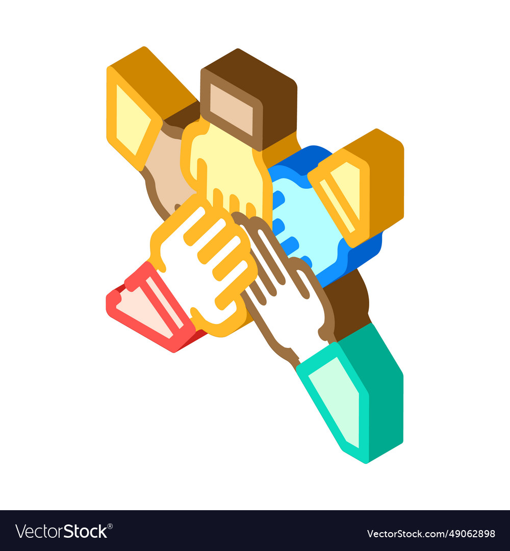 Diversity inclusion feminism woman isometric icon Vector Image Diversity inclusion feminism woman isometric icon Vector Image