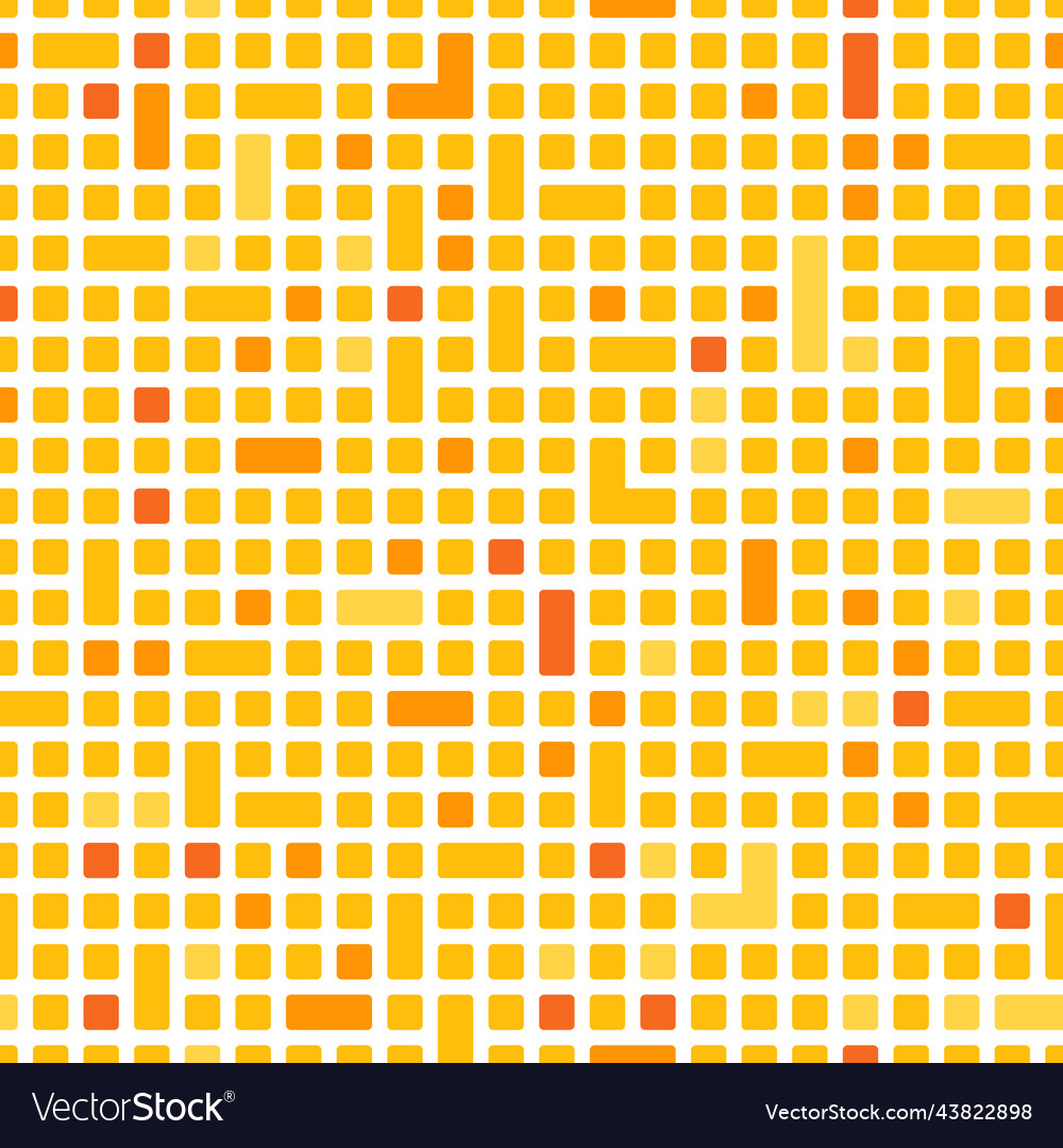 Pixel square shape pattern Royalty Free Vector Image
