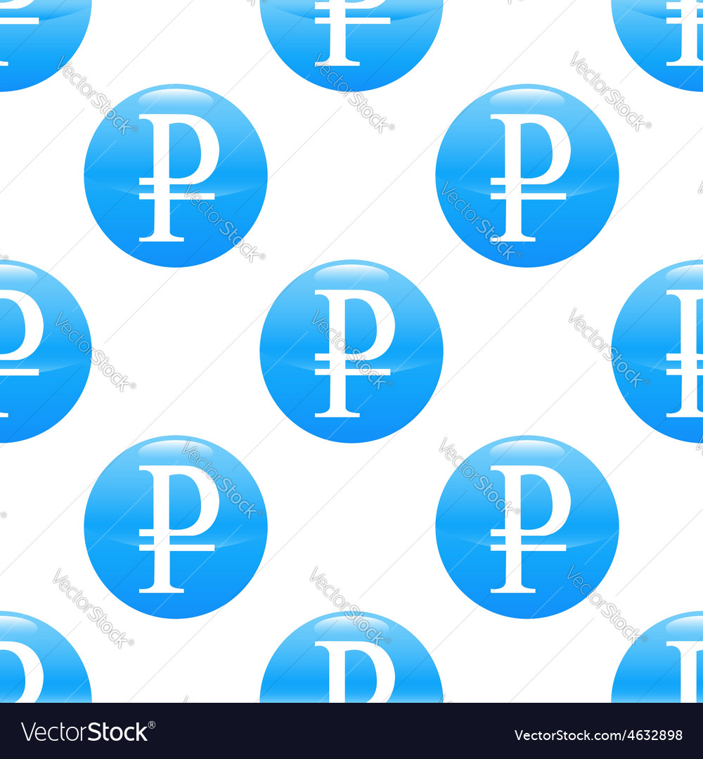 Ruble sign pattern Royalty Free Vector Image - VectorStock