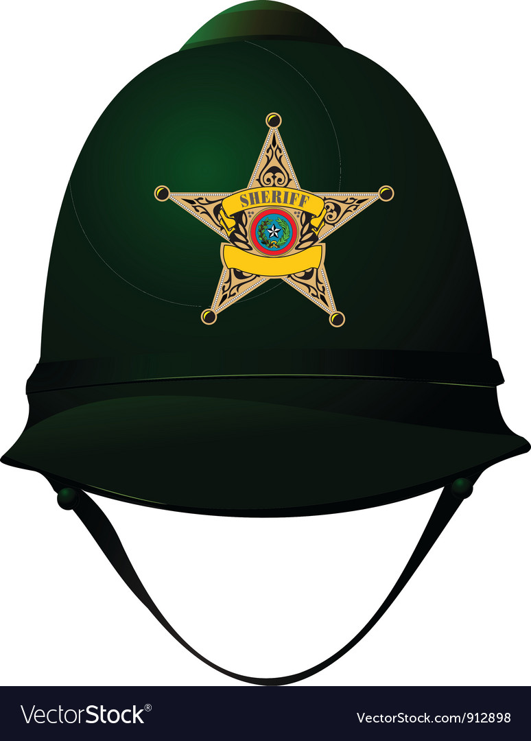 Sheriff hat Royalty Free Vector Image - VectorStock