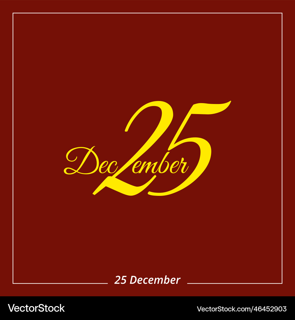25 december - quaid e azam day birthday Royalty Free Vector