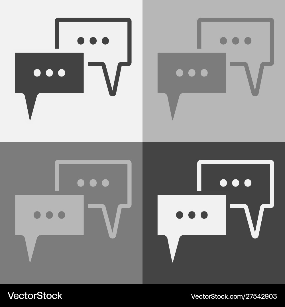 Icon cloud with thoughts three dots Royalty Free Vector