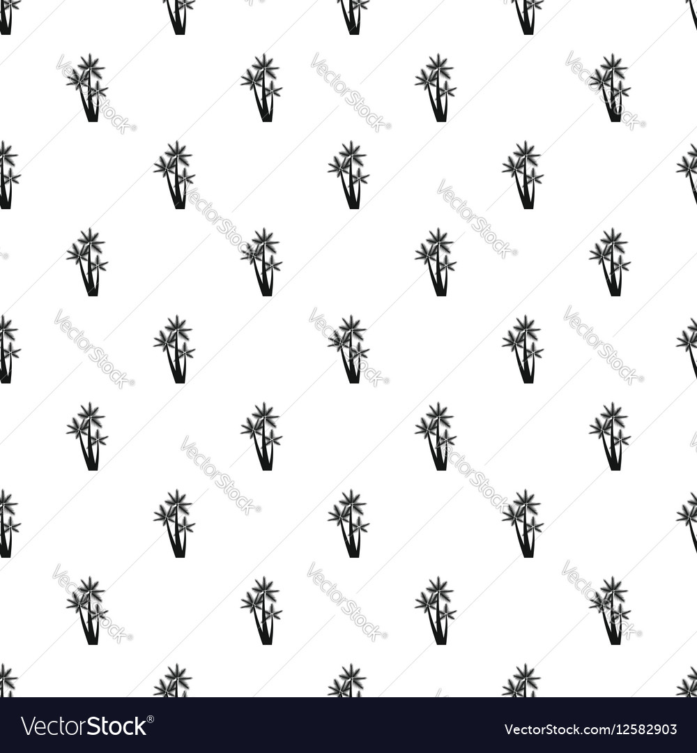 Three small leafs pattern simple style Royalty Free Vector