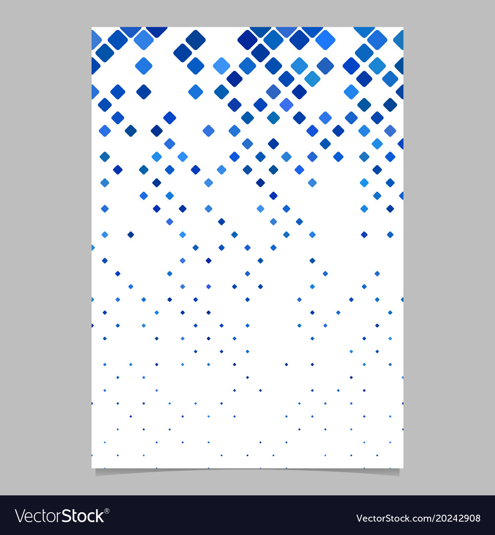 Abstract Digital Diagonal Rounded Square Mosaic Vector Image