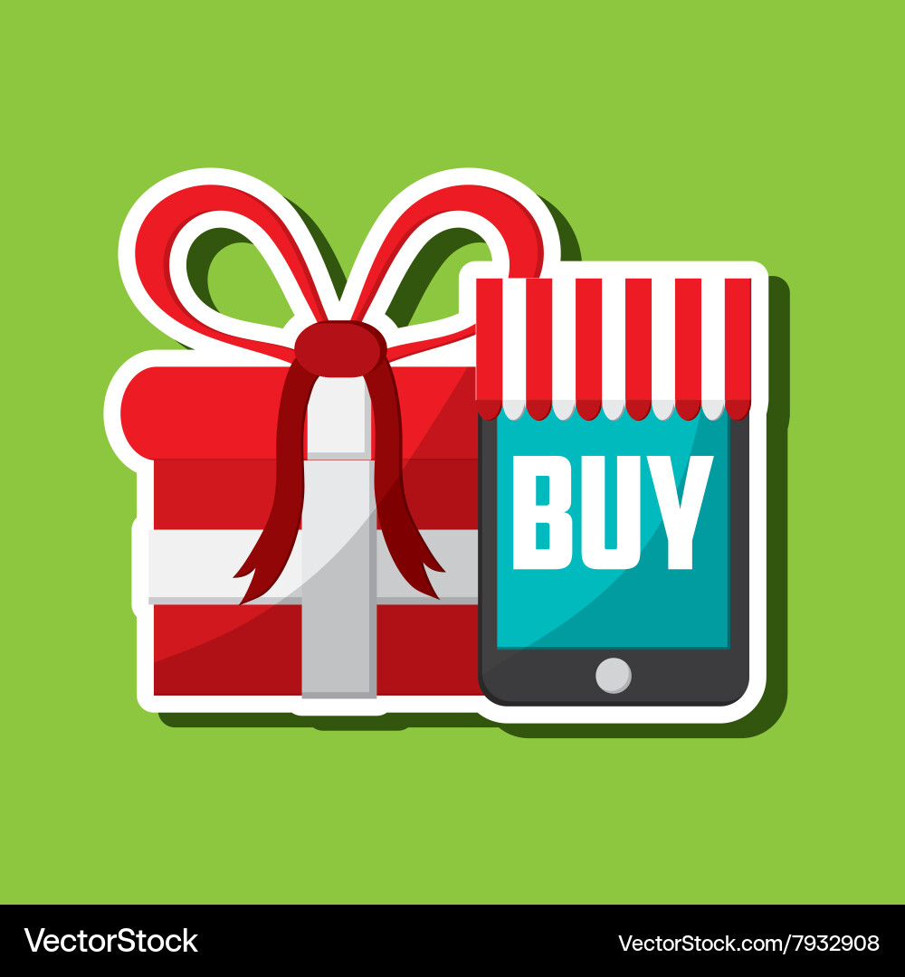 Shopping online design Royalty Free Vector Image