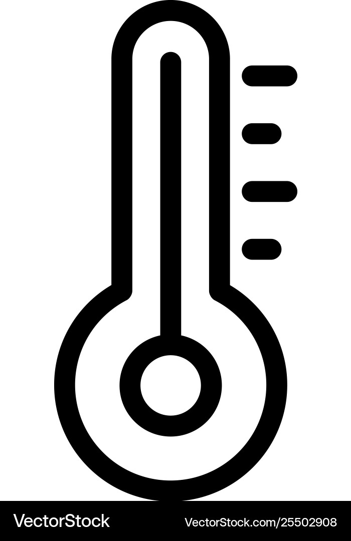 Thermometer Royalty Free Vector Image - VectorStock