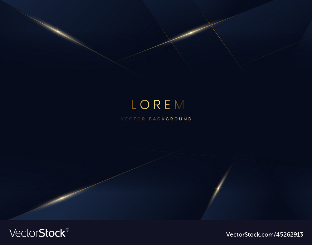 Abstract template dark blue geometric background Vector Image