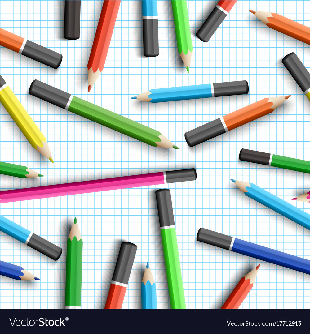 Back to school seamless pattern Royalty Free Vector Image