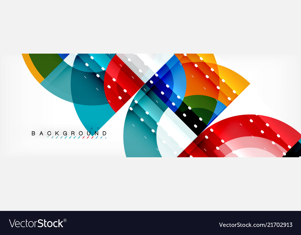 Circular geometric abstract background Royalty Free Vector