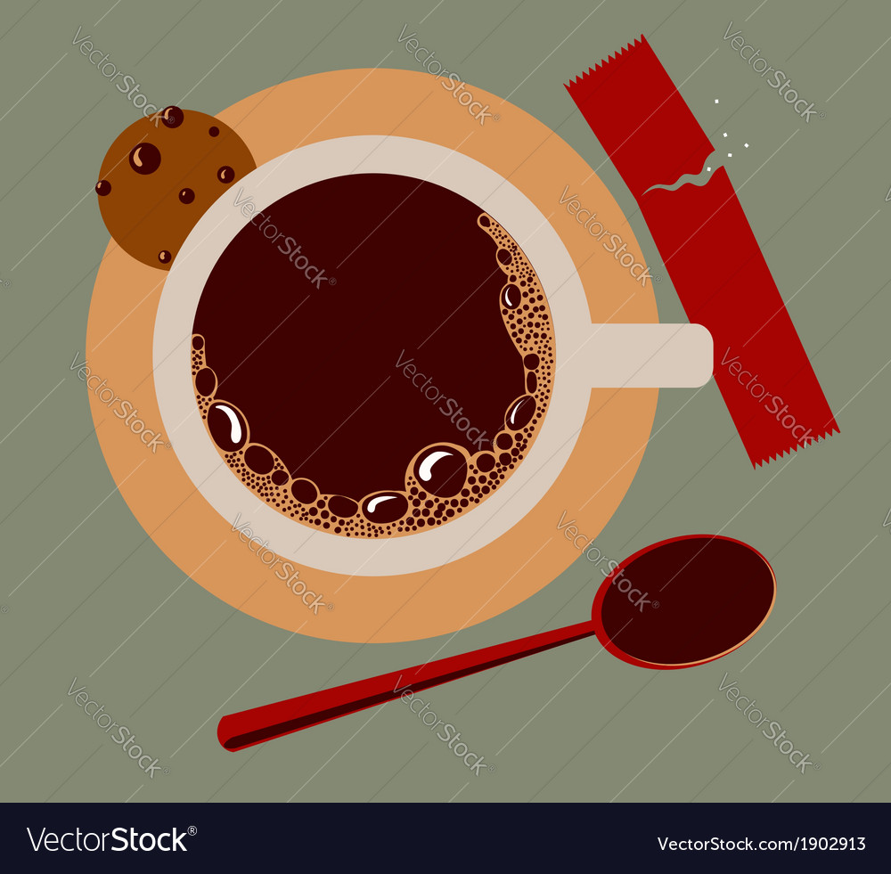 Coffee background Royalty Free Vector Image - VectorStock