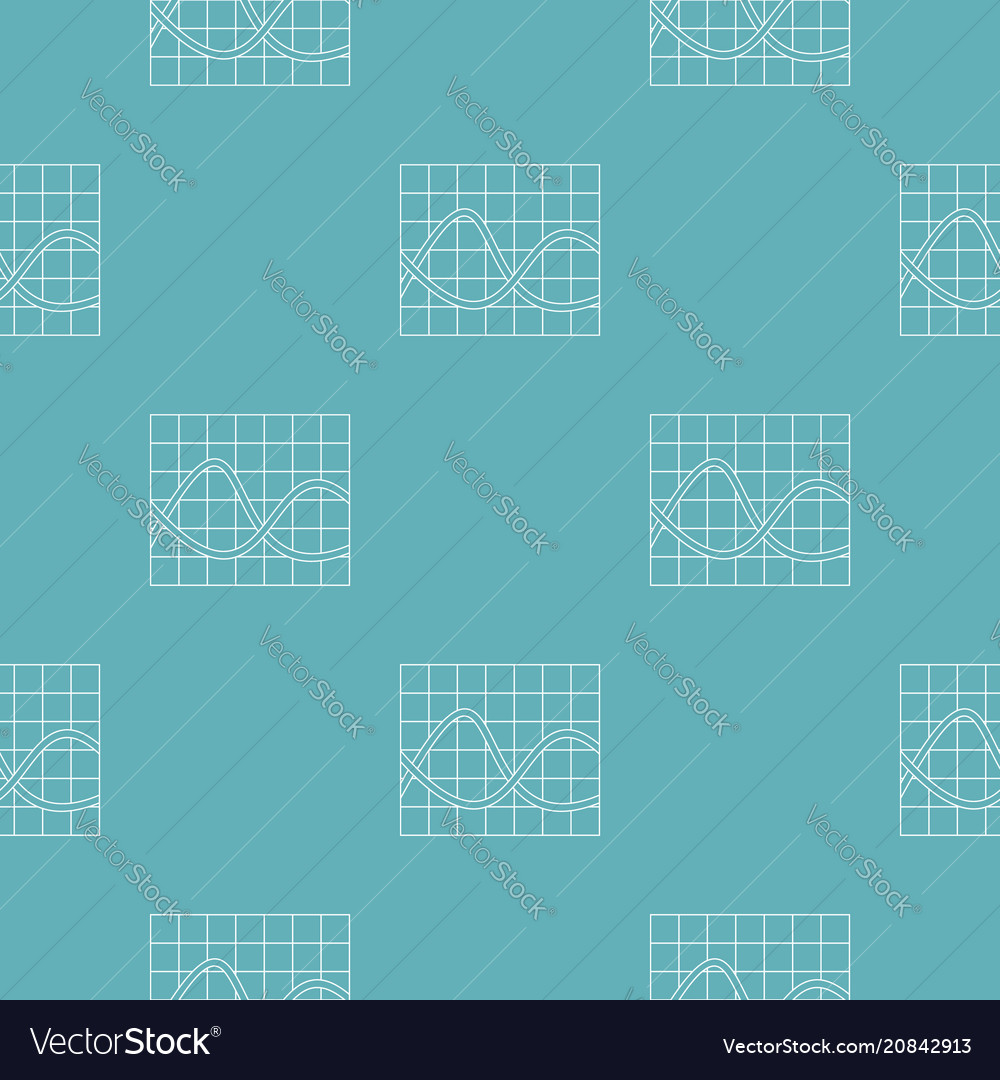 Finance chart pattern seamless Royalty Free Vector Image