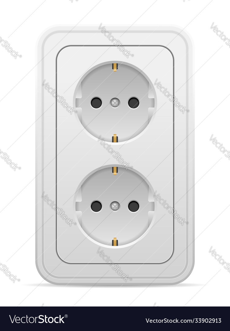 Power outlet Royalty Free Vector Image - VectorStock