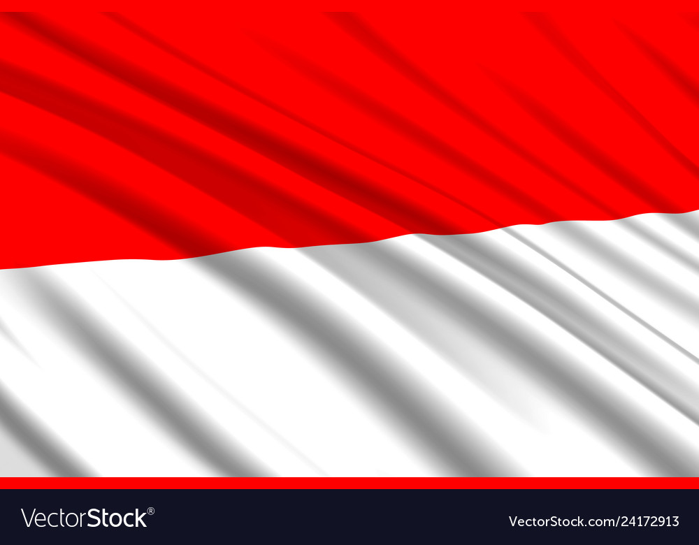 Waving flag background Royalty Free Vector Image