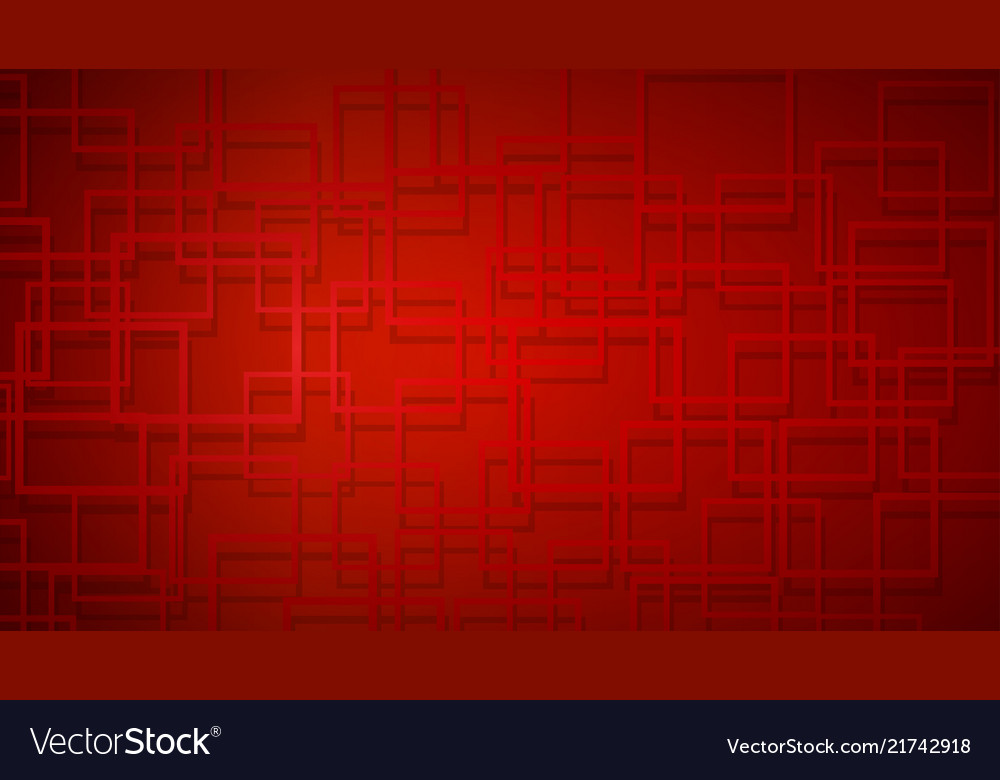 Abstract background of intersecting squares Vector Image