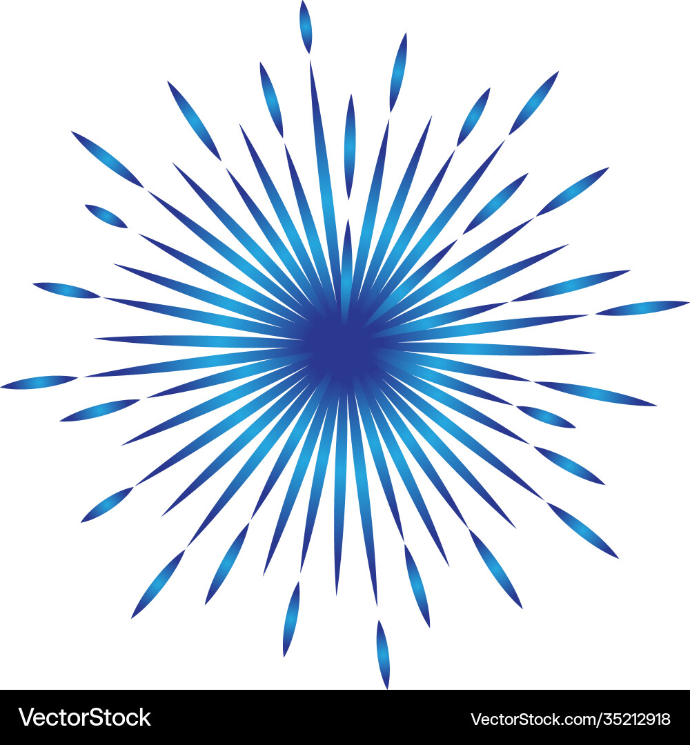 Fireworks logo Royalty Free Vector Image - VectorStock